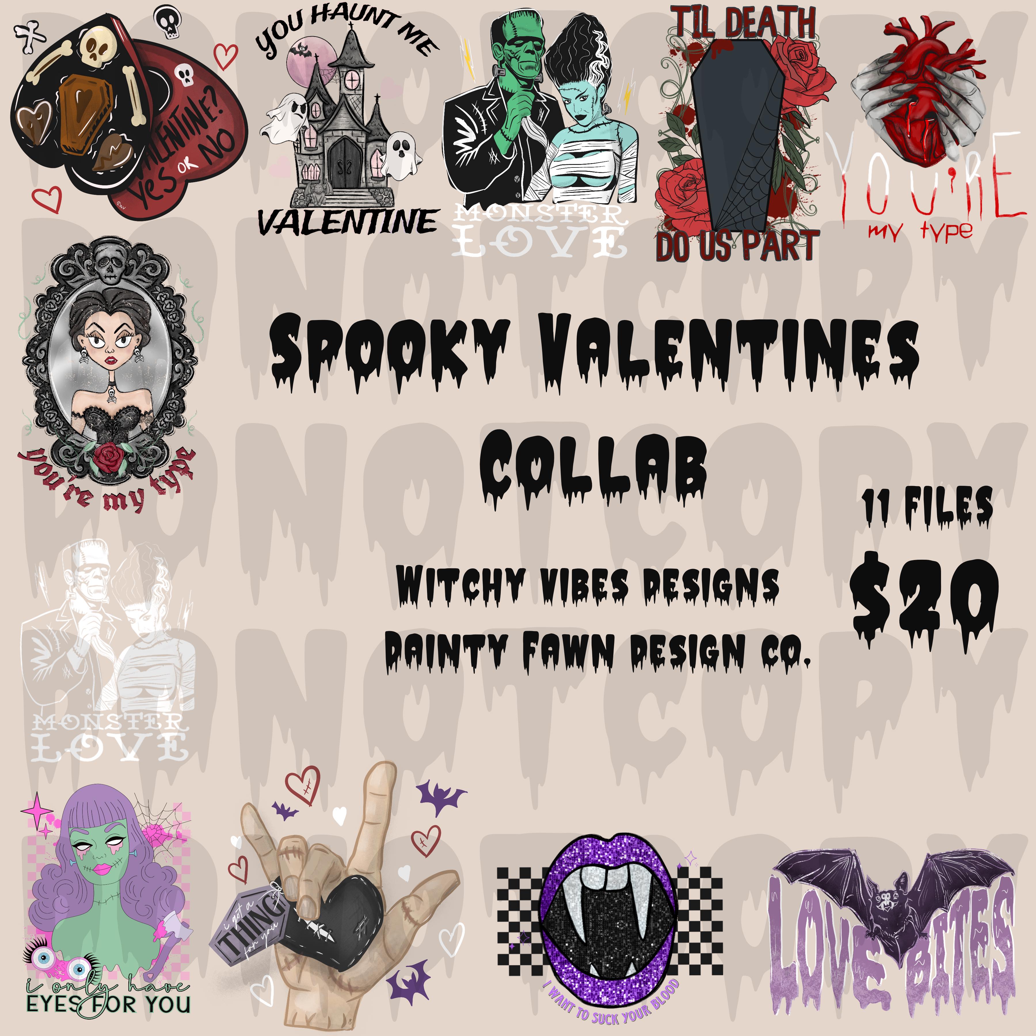 Monster Valentine Collab – Witchy Vibes Designs